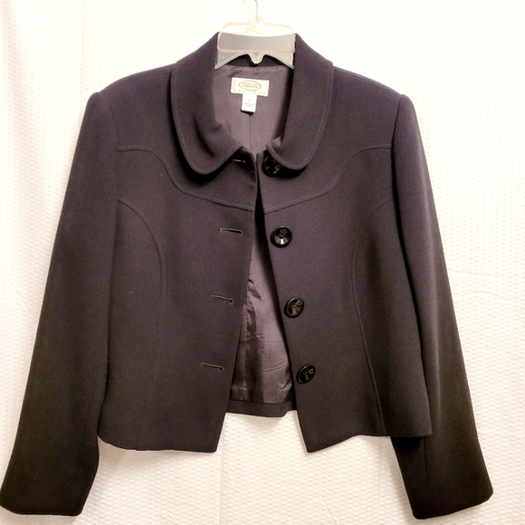 Talbots | Jackets & Coats | Talbots Petites Black Jacket | Poshmark